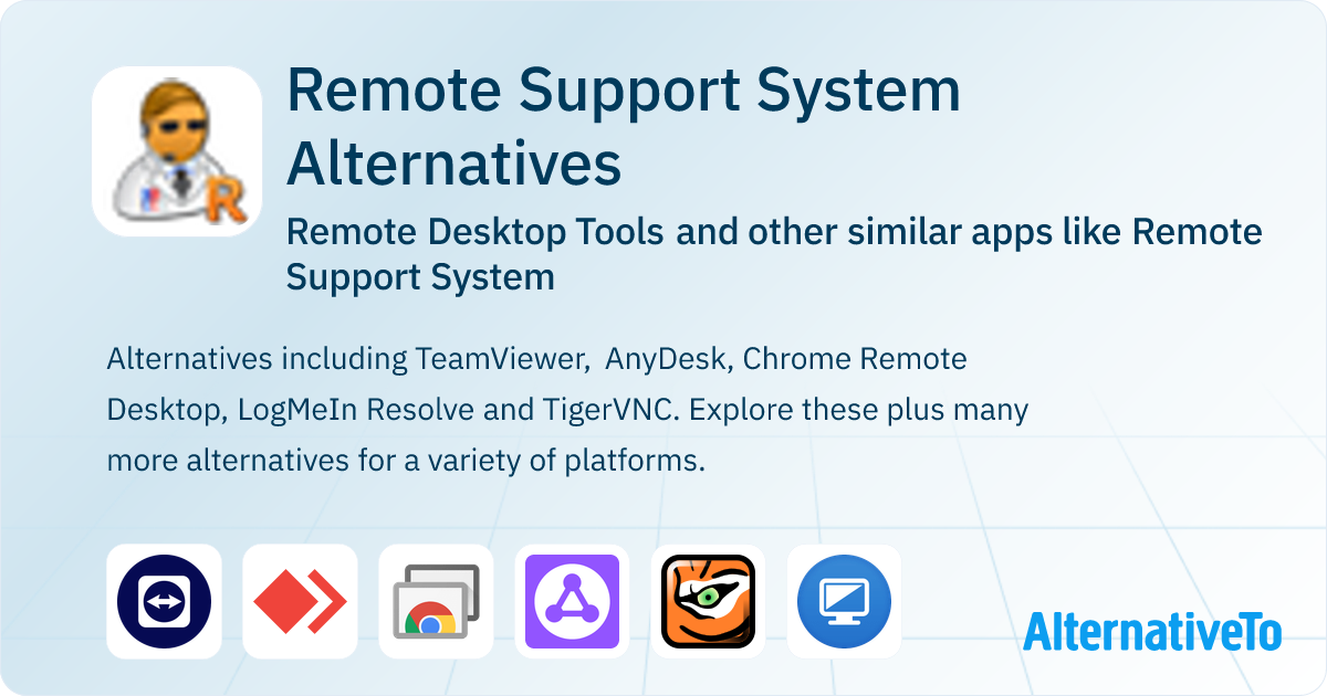 Remote Support System Alternatives: Top 12 Remote Desktop Tools ...