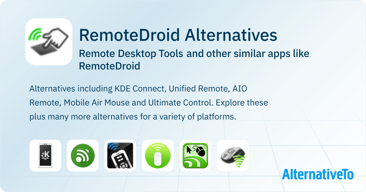 RemoteDroid Alternatives: Top 7 Remote Desktop Tools & Similar Apps ...