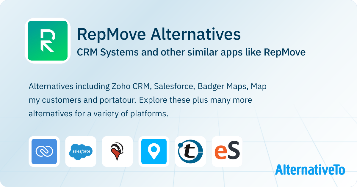 RepMove Competitors: Top 13 Alternative CRM Systems | AlternativeTo
