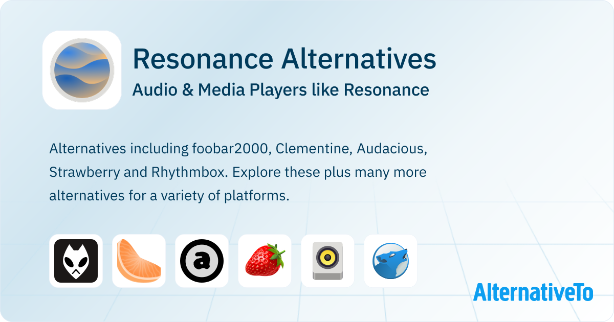 Resonance Alternatives: Top 20 Audio & Media Players | AlternativeTo