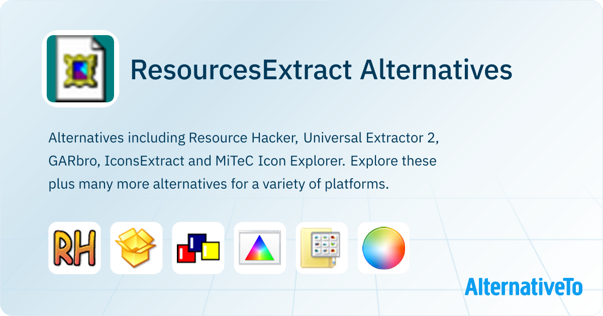ResourcesExtract Alternatives - Explore Similar Software | AlternativeTo