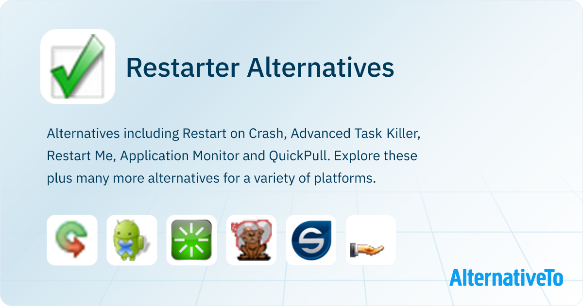 Restarter Alternatives - Explore Similar Software | AlternativeTo