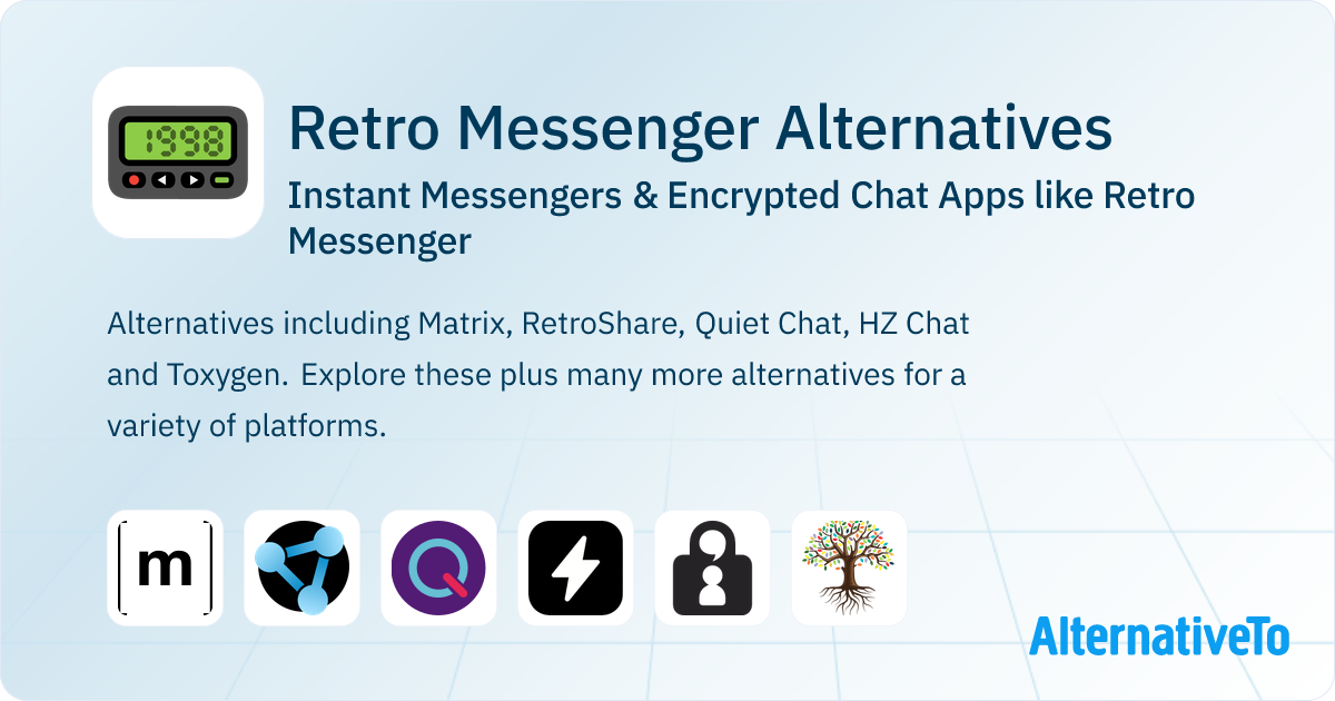 Retro Messenger Alternatives: Top 9 Instant Messengers | AlternativeTo