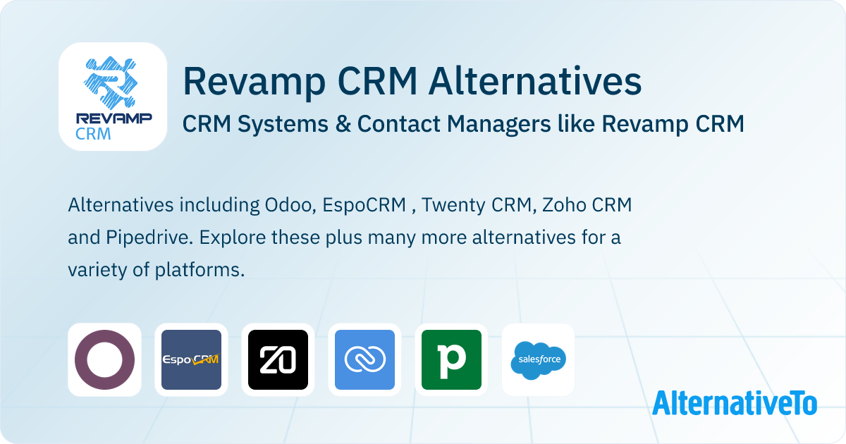 Revamp CRM Competitors: Top 12 Alternative CRM Systems & Contact ...
