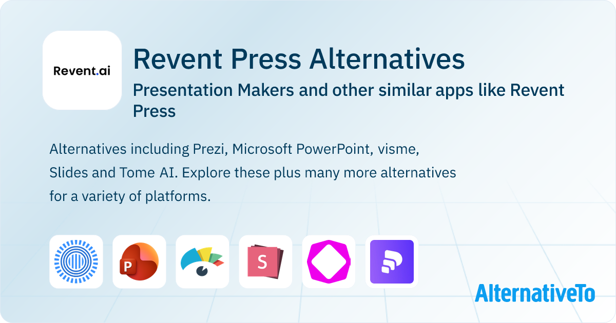 Revent Press Alternatives: Top 6 Presentation Makers & Similar Apps ...