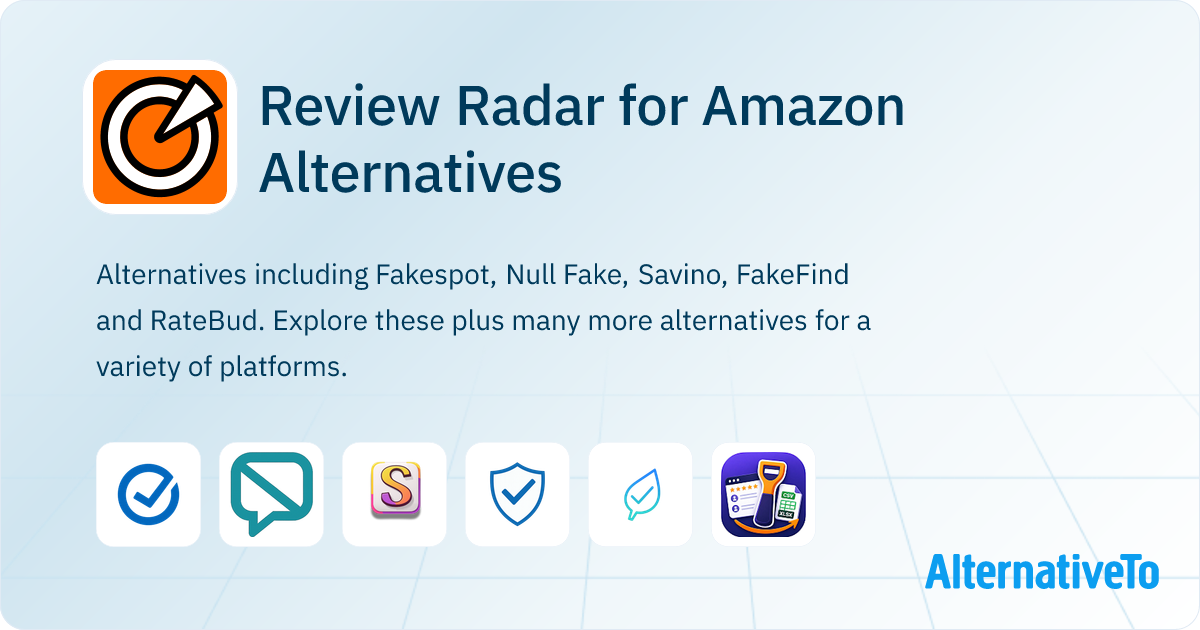 Review Radar for Amazon Alternatives - Explore Similar Extensions & Add ...