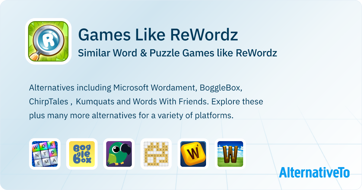 Games Like ReWordz: Similar Word & Puzzle Games | AlternativeTo