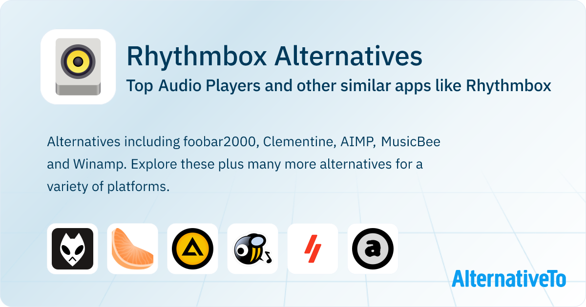 Great Rhythmbox Alternatives: Top Audio Players in 2025 | AlternativeTo