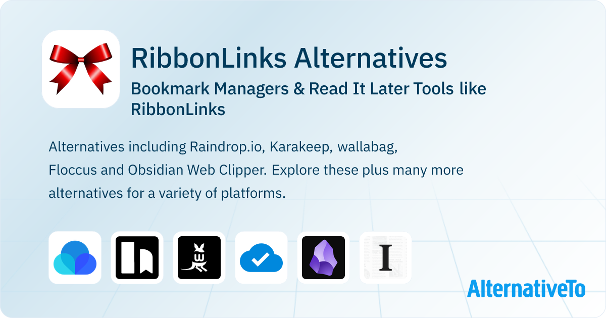 RibbonLinks Alternatives: Bookmark Managers - Page 6 | AlternativeTo