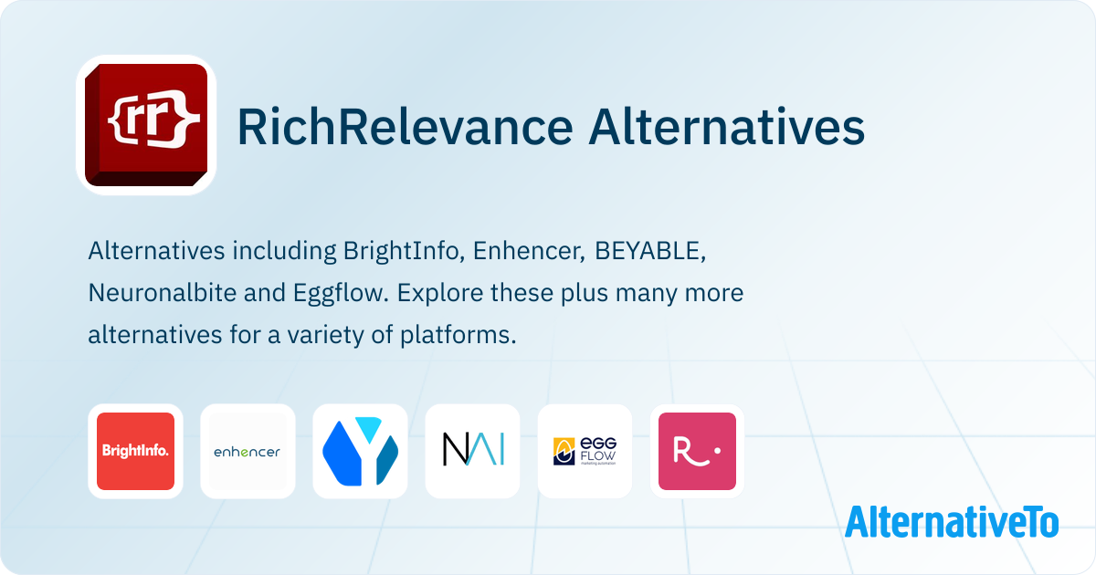 RichRelevance Alternatives - Explore Similar Sites & Apps | AlternativeTo