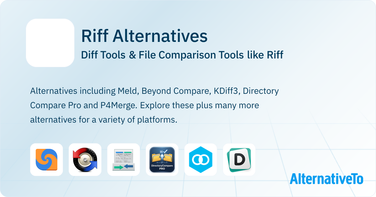 Riff Alternatives: Top 12 Diff Tools & File Comparison Tools ...