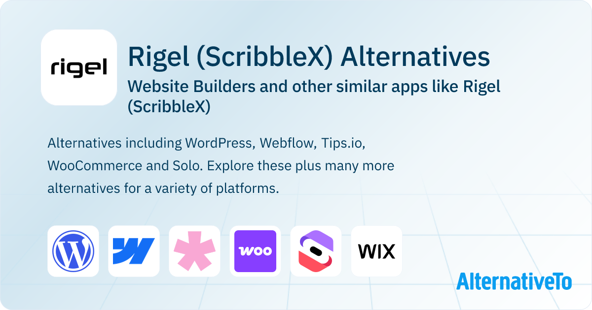 Rigel (ScribbleX) Alternatives: Top 18 Website Builders & Similar ...