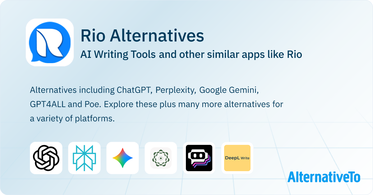 Rio Alternatives: Top 12 AI Writing Tools & Similar Apps | AlternativeTo