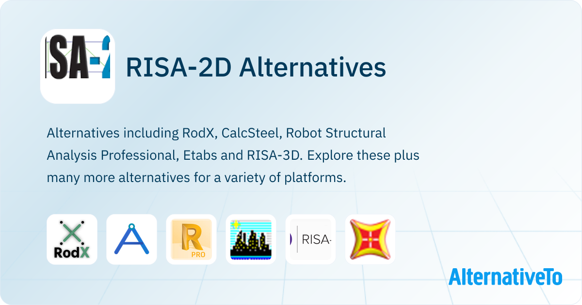 RISA-2D Alternatives - Explore Similar Software | AlternativeTo