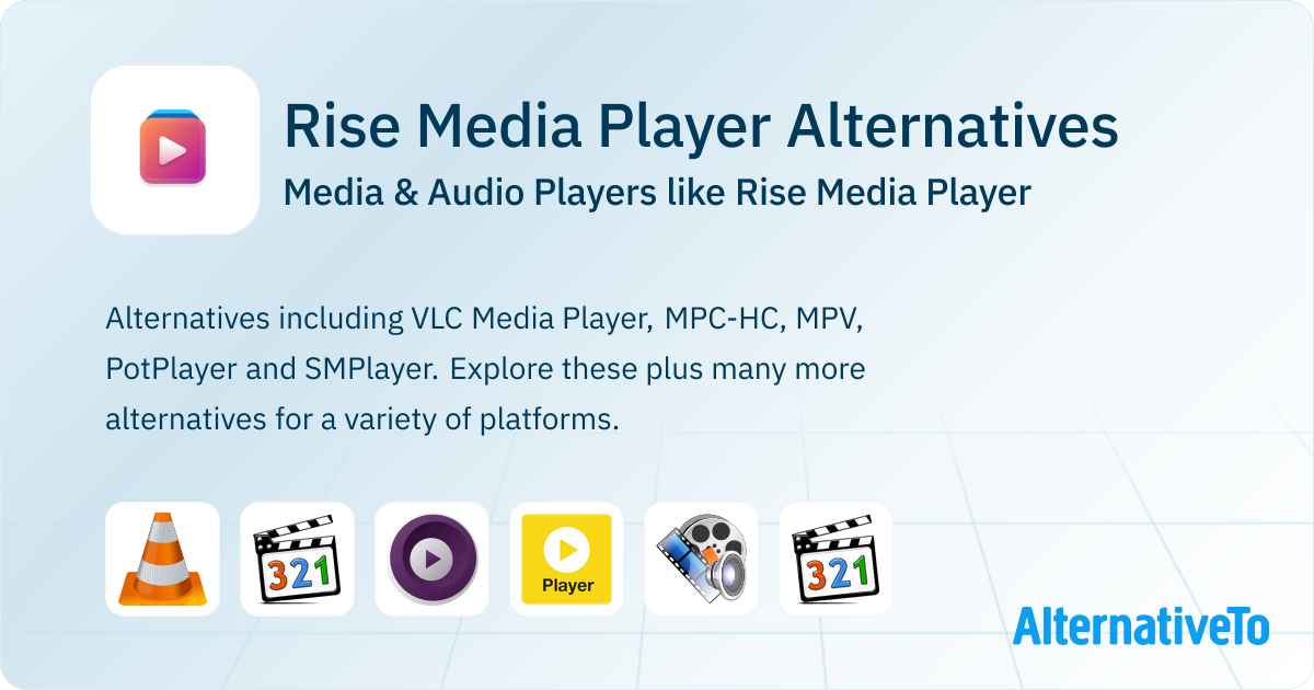 Rise Media Player Alternatives: Top 12 Media Players | AlternativeTo