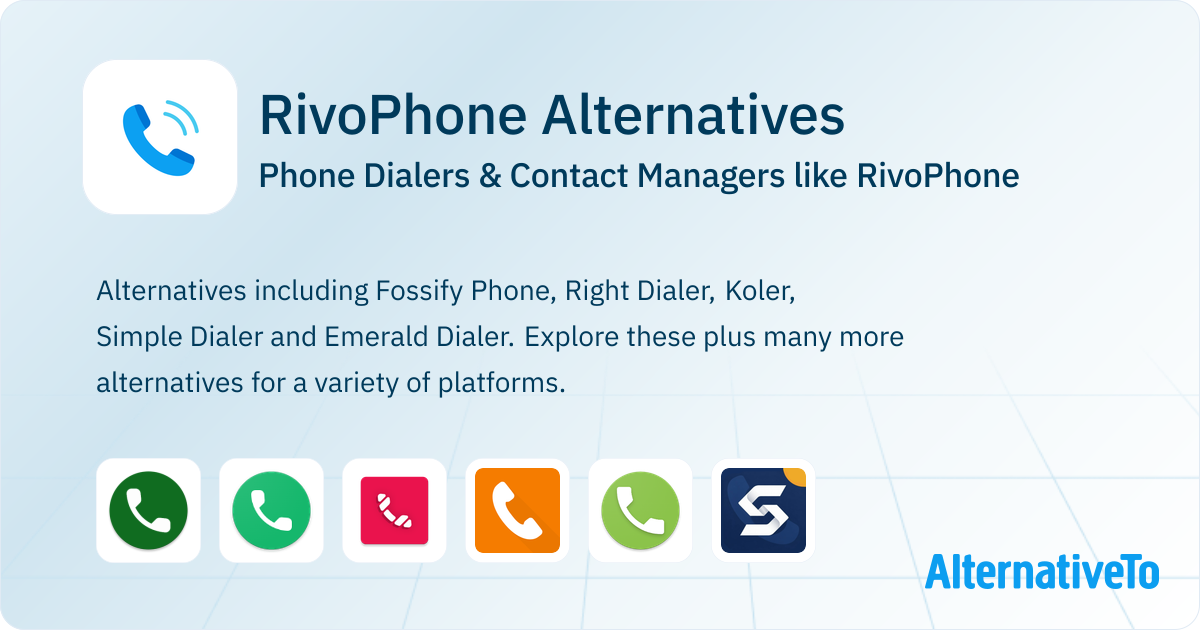 Rivo Alternatives: Top 11 Phone Dialers & Contact Managers | AlternativeTo