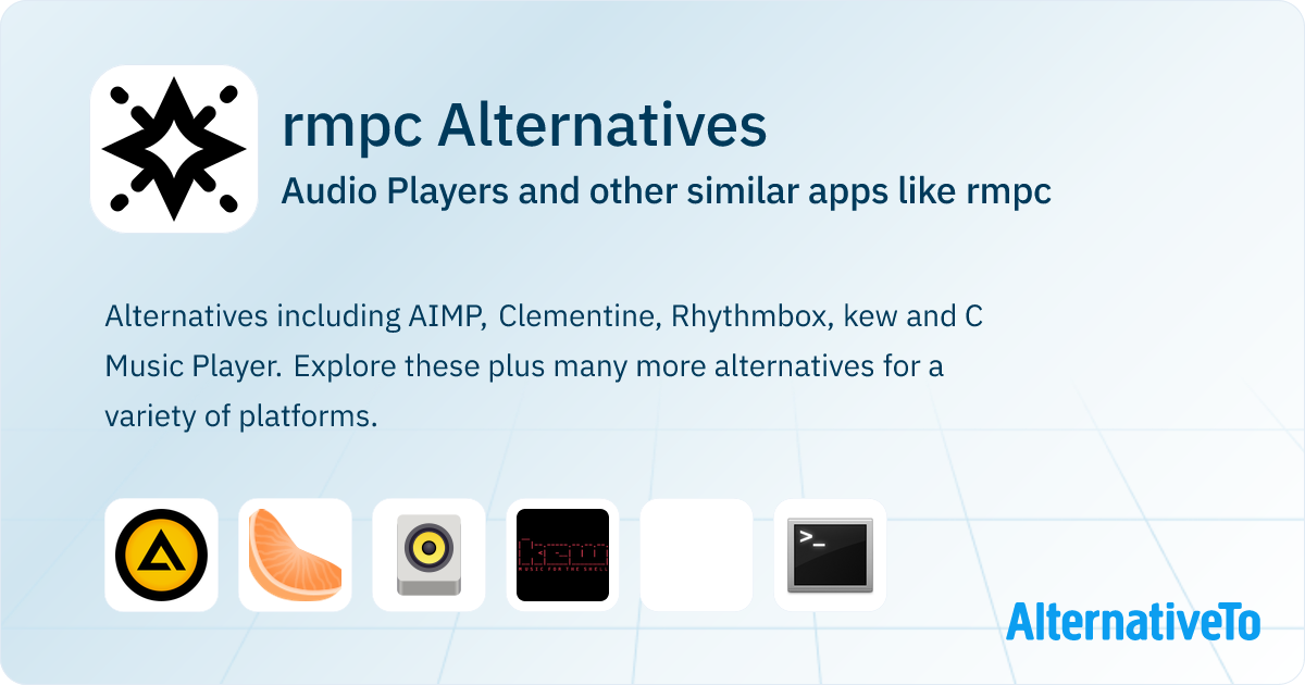 rmpc Alternatives: Top 16 Audio Players & Similar Apps | AlternativeTo
