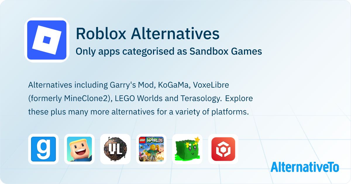 Best Games Like Roblox: Top Sandbox Games in 2026 | AlternativeTo