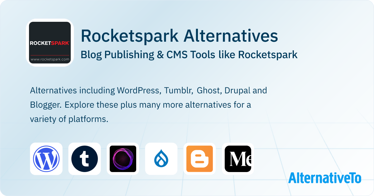 Rocketspark Alternatives: Top 12 Blog Publishing & CMS Tools ...