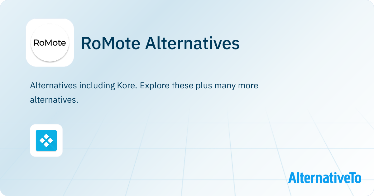 RoMote Alternatives and Similar Apps | AlternativeTo