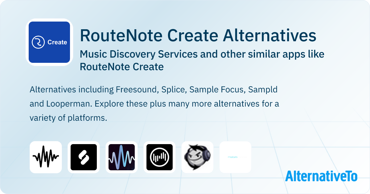 RouteNote Create Alternatives: Top 7 Music Discovery Services & Similar ...