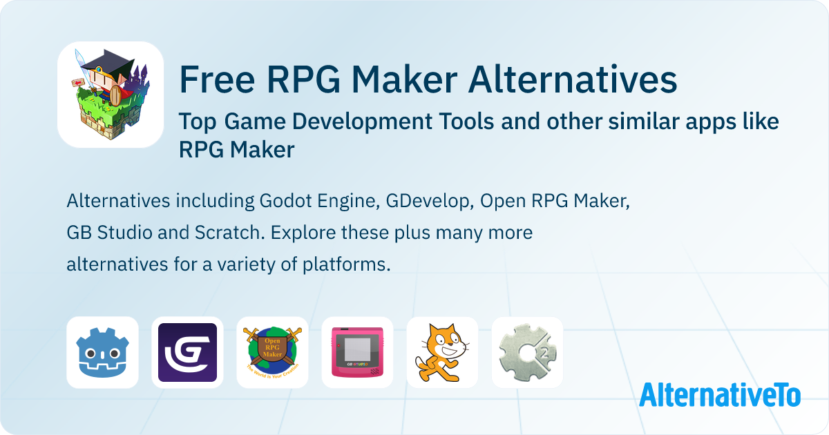 Free RPG Maker Alternatives: Top 12 Game Development Tools | AlternativeTo