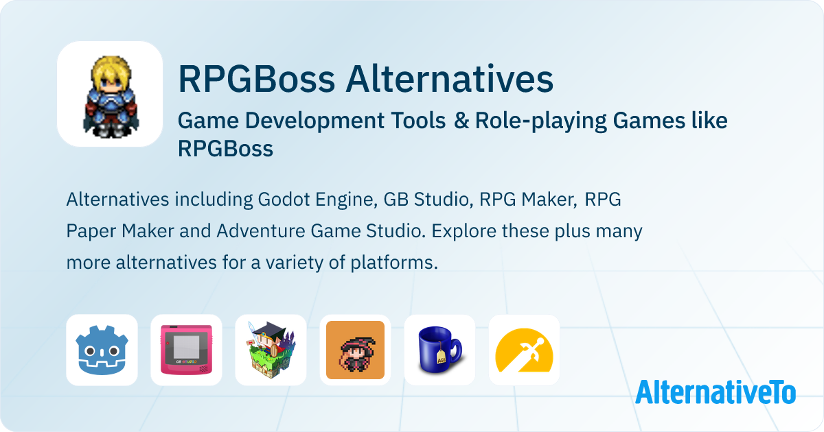 RPGBoss Alternatives: Top 21 Game Development Tools | AlternativeTo