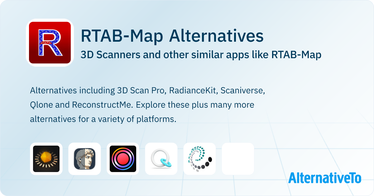 RTAB-Map Alternatives: Top 7 3D Scanners & Similar Apps | AlternativeTo