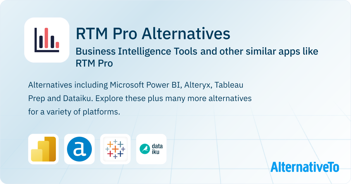 RTM Pro Competitors: Top 4 Alternative Business Intelligence Tools ...