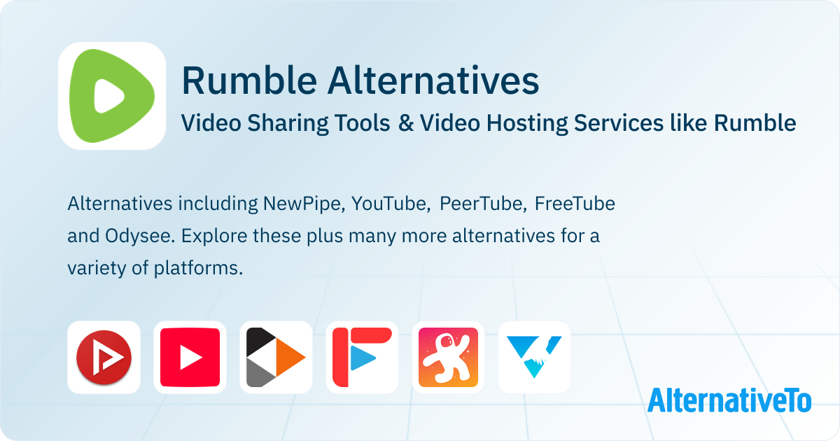 Rumble Alternatives: Top 9 Video Sharing Tools from the EU | AlternativeTo