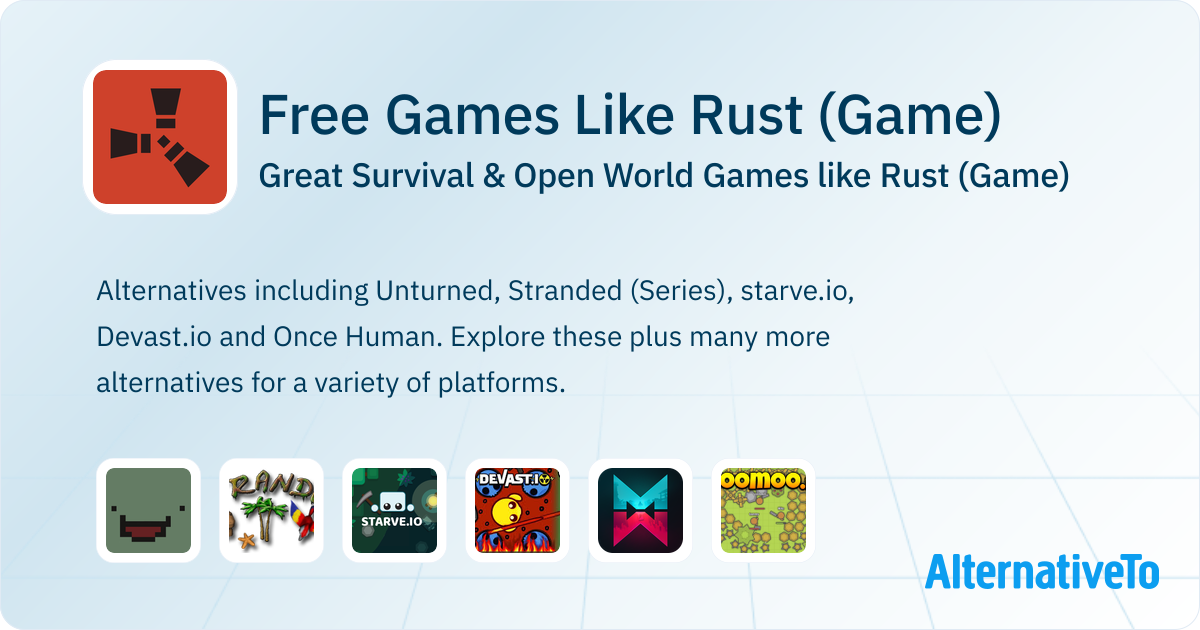Great Free Games Like Rust (Game): Top Survival Games in 2024 ...