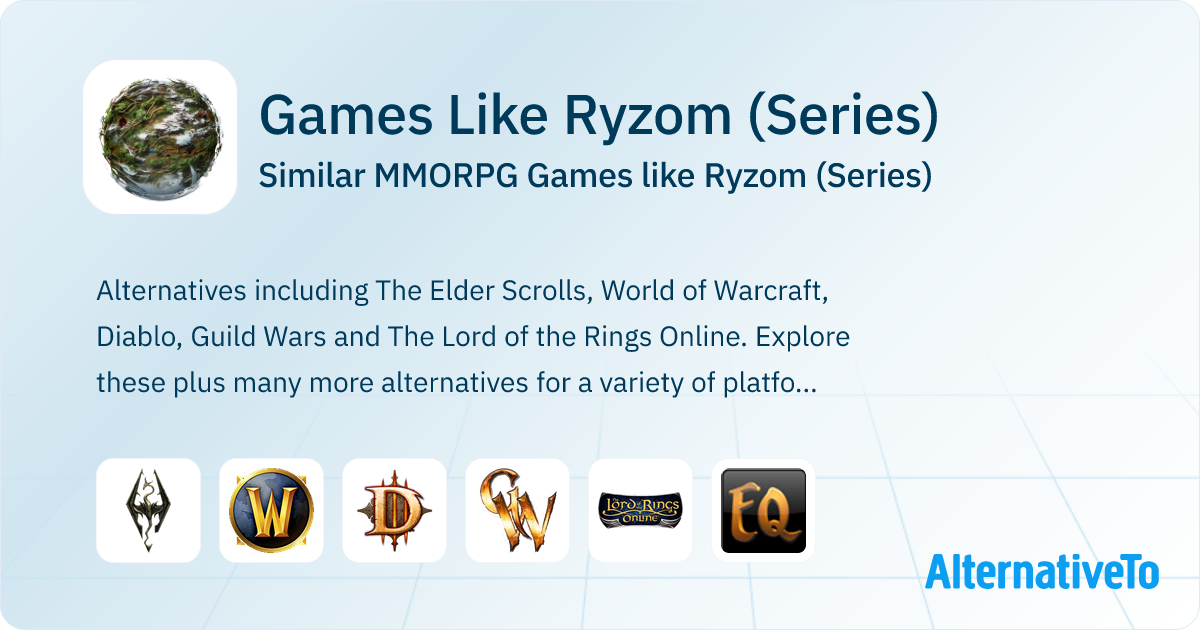 Games Like Ryzom (Series): Similar MMORPG Games | AlternativeTo
