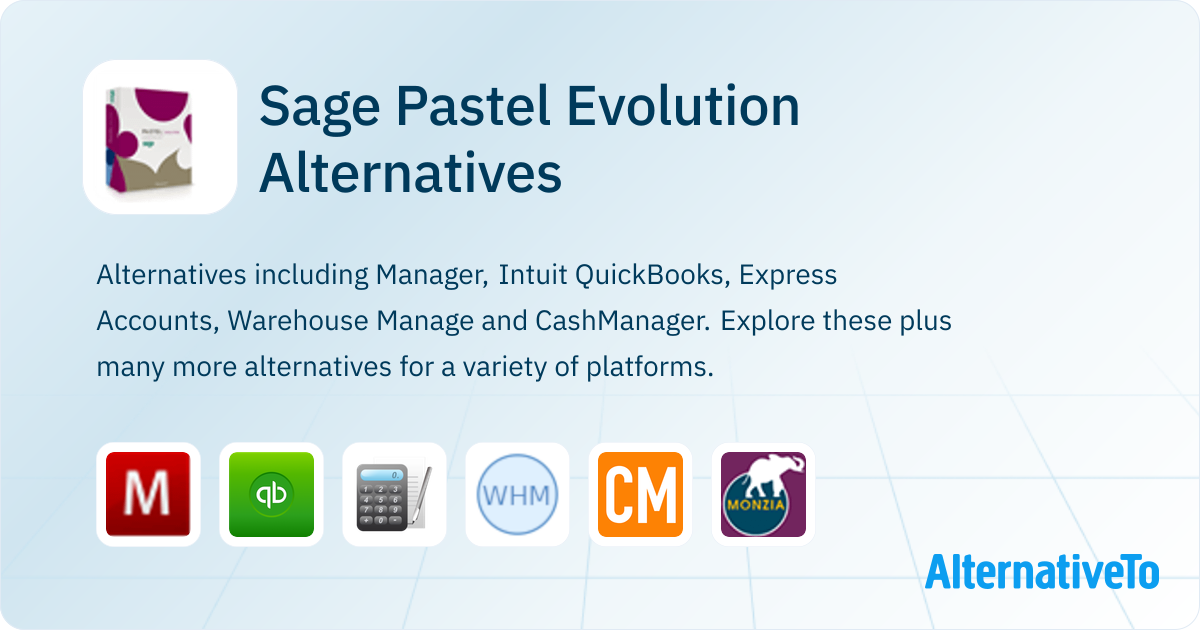 Sage Pastel Evolution Alternatives - Explore Similar Software ...
