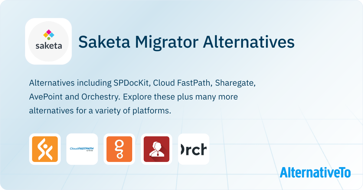 Saketa Migrator Alternatives - Explore Similar Sites & Apps | AlternativeTo
