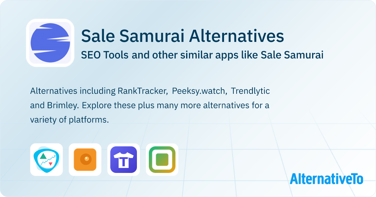 Sale Samurai Alternatives: Top 1 SEO Tools & Similar Websites ...