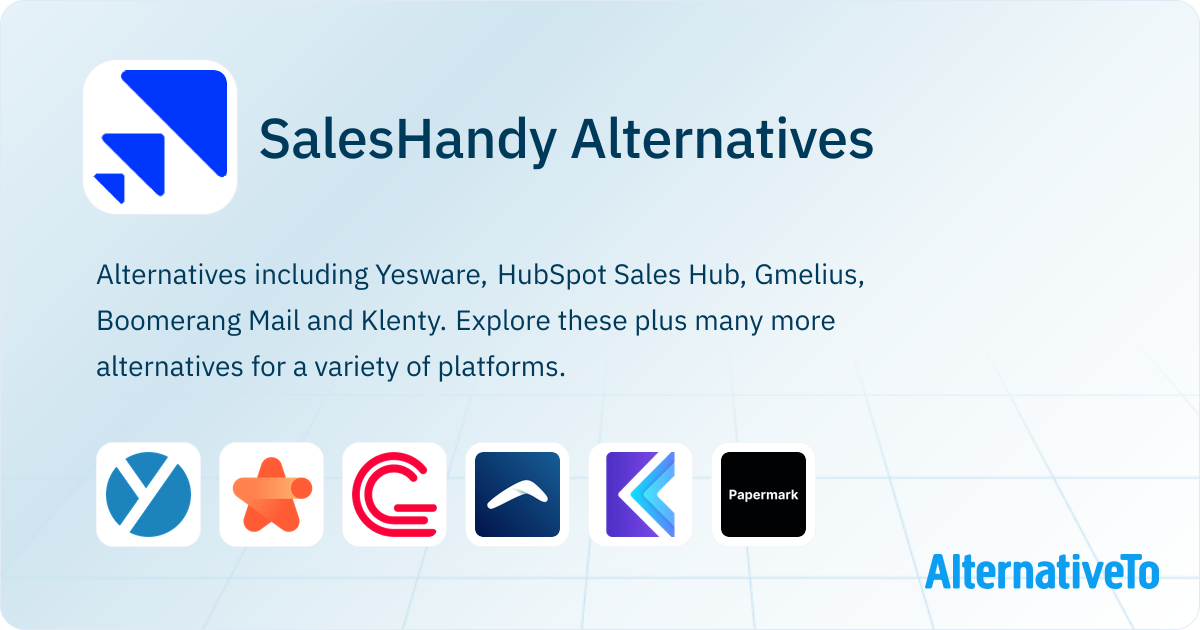 SalesHandy Alternatives - Explore Similar Apps & Services | AlternativeTo
