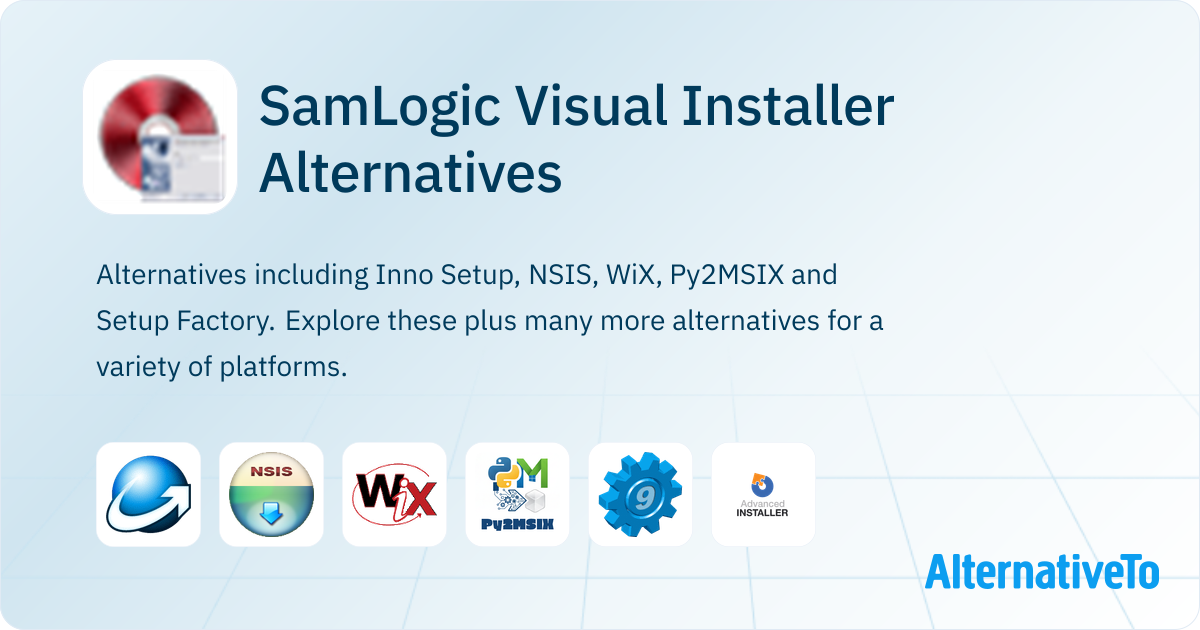 SamLogic Visual Installer Alternatives - Explore Similar Software ...