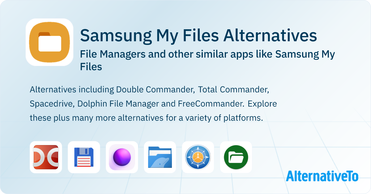 Samsung My Files Alternatives: Top 12 File Managers & Similar Apps ...