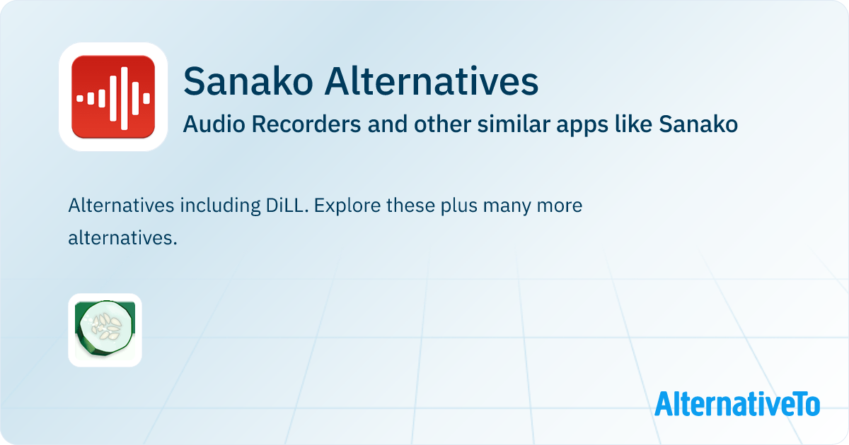 Sanako Alternatives: Top 1 Audio Recorders & Similar Apps | AlternativeTo