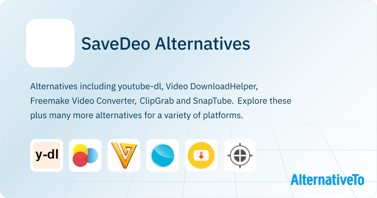 SaveDeo Alternatives - Explore Similar Sites & Apps | AlternativeTo
