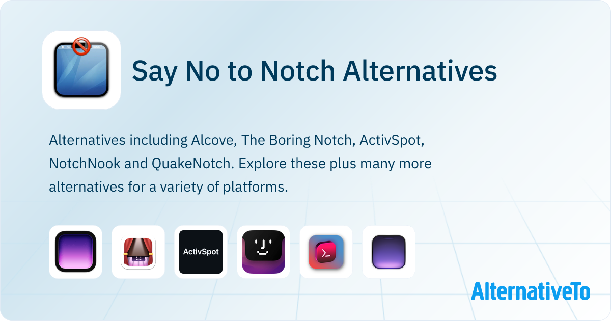 Say No to Notch Alternatives - Explore Similar Software | AlternativeTo