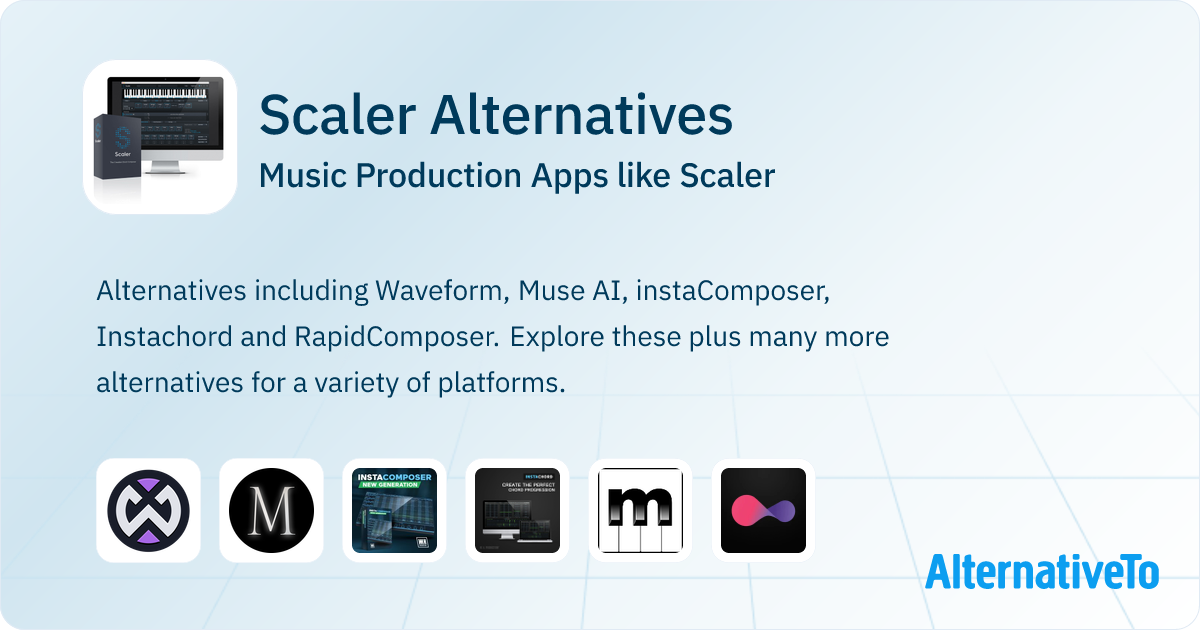 Scaler Alternatives: Top 12 Music Production & Similar Apps | AlternativeTo