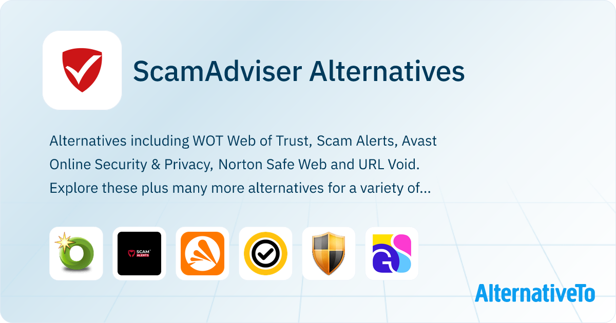 ScamAdviser Alternatives - Explore Similar Apps & Services | AlternativeTo