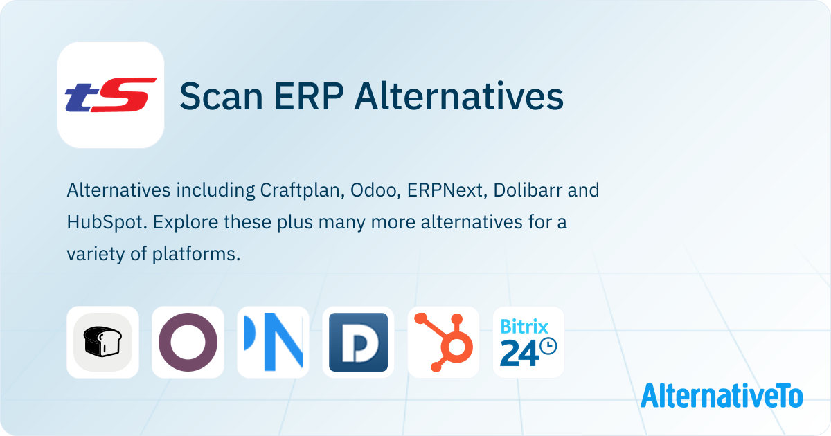 Scan ERP Alternatives - Explore Similar Sites & Apps | AlternativeTo