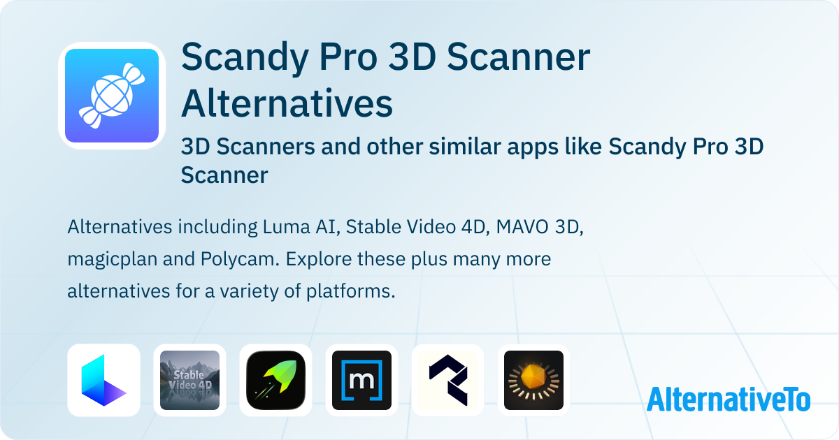 Scandy Pro 3D Scanner Alternatives: Top 12 3D Scanners & Similar Apps ...