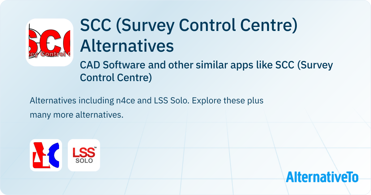 SCC (Survey Control Centre) Alternatives: Top 2 CAD Software & Similar ...