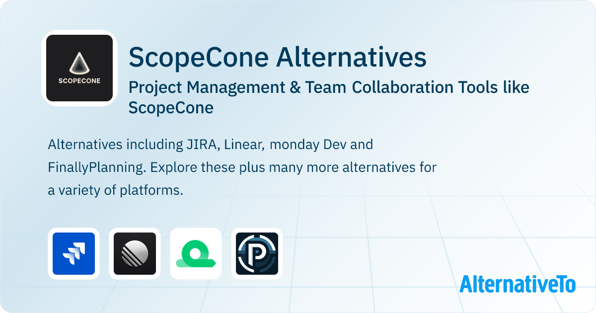 ScopeCone Alternatives: Top 4 Project Management Tools | AlternativeTo