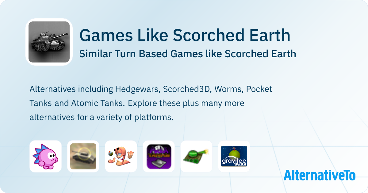 Games Like Scorched Earth: Similar Turn Based Games | AlternativeTo