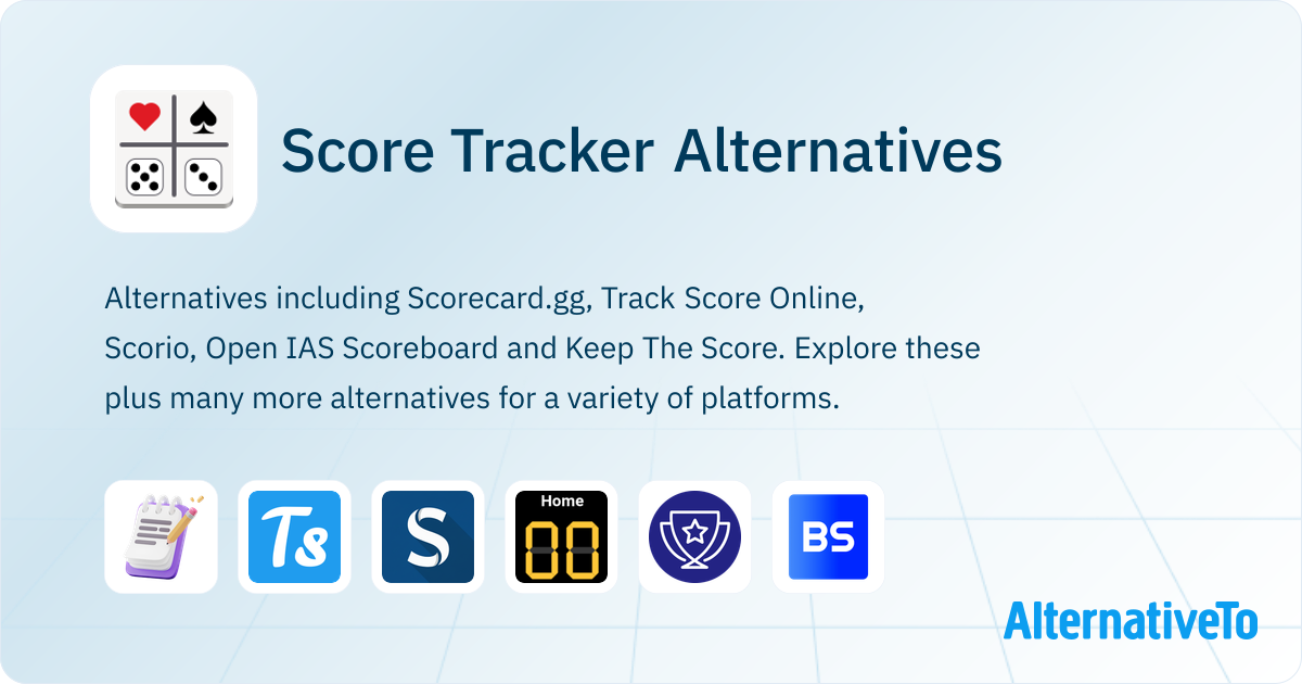 Score Tracker Alternatives - Explore Similar Software | AlternativeTo