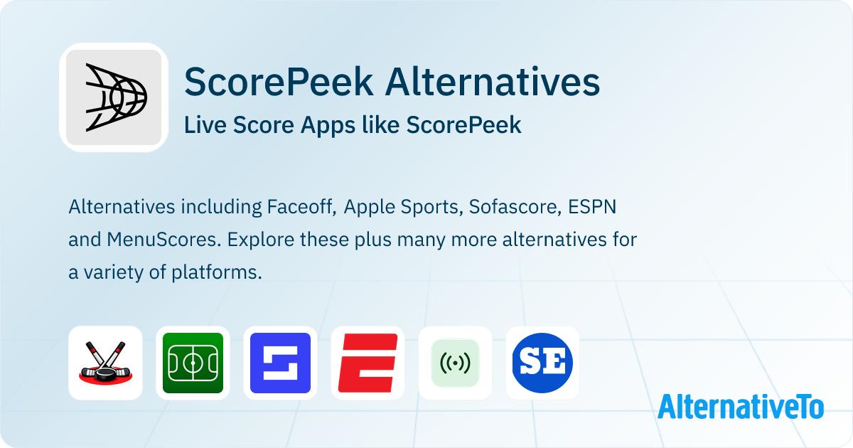 ScorePeek Alternatives: Top 21 Live Score & Similar Apps | AlternativeTo